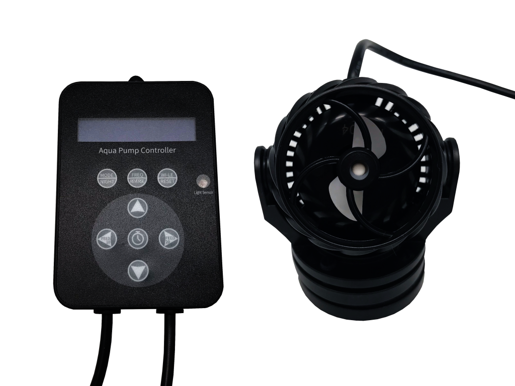 H2Pro QP-9 Pro Wavemaker w/ LED Display, Controller, and Magnet Mount ...