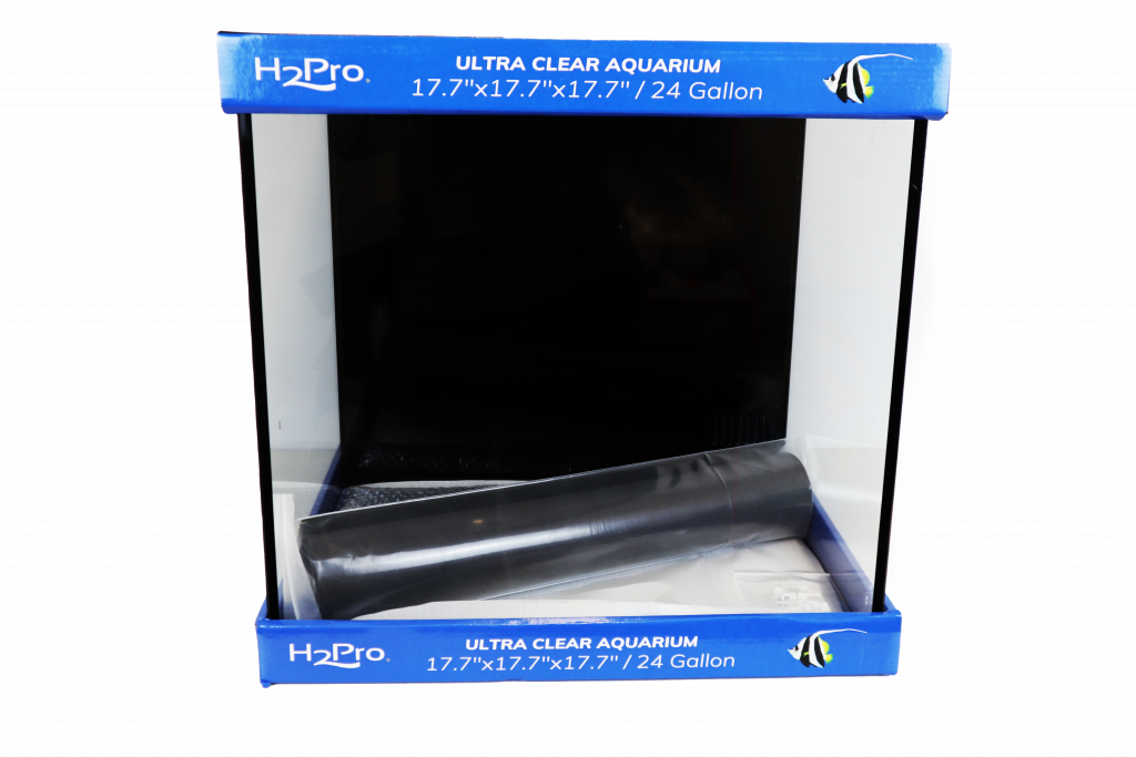 H2Pro UC-24 Ultra Clear Aquarium 24Gal (17.7″x17.7″x17.7″) – Superior ...